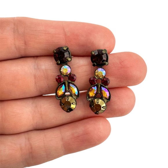 Sorrelli | Jewelry | Vintage Sorrelli Unsigned Warm Tones With Ab Ruby ...